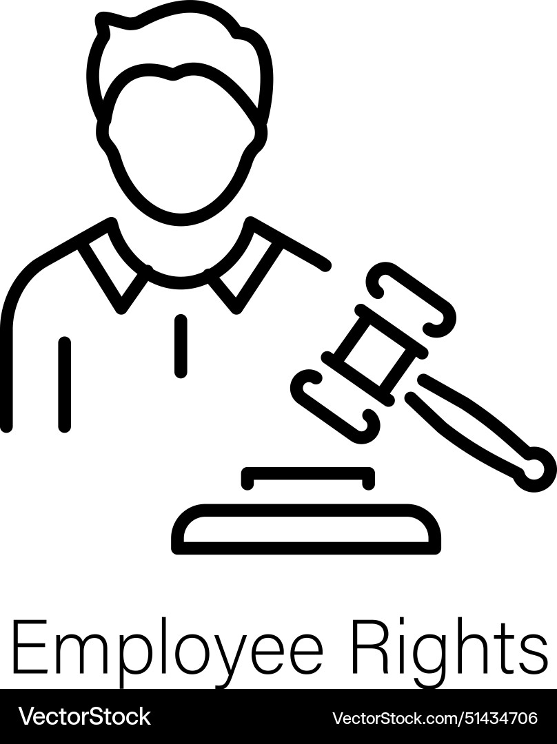 Employee rights Royalty Free Vector Image - VectorStock