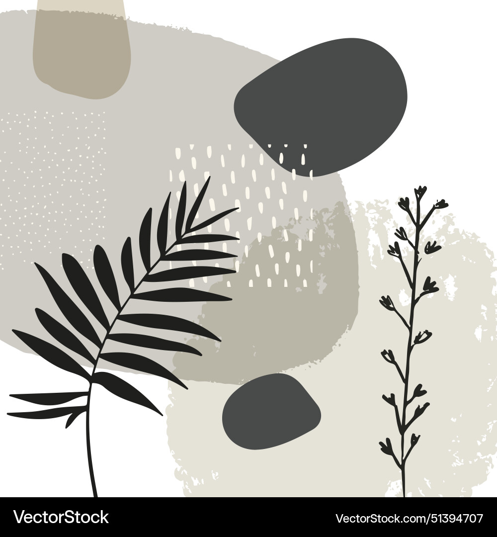 Abstract background with canvas wall art Vector Image