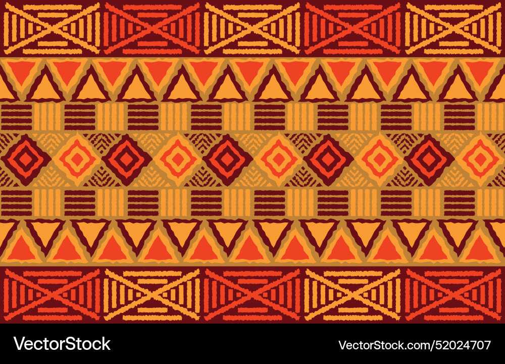 Abstract ethnic tribal native pattern wallpaper Vector Image