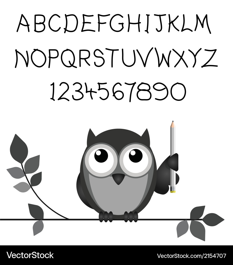 Alphabet Royalty Free Vector Image - VectorStock