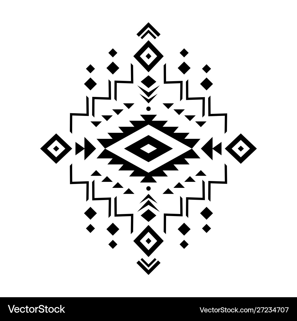 Aztec element Royalty Free Vector Image - VectorStock