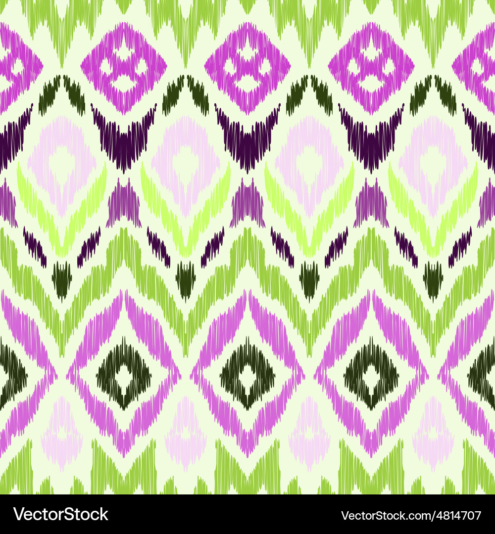 Ikat pattern Royalty Free Vector Image - VectorStock