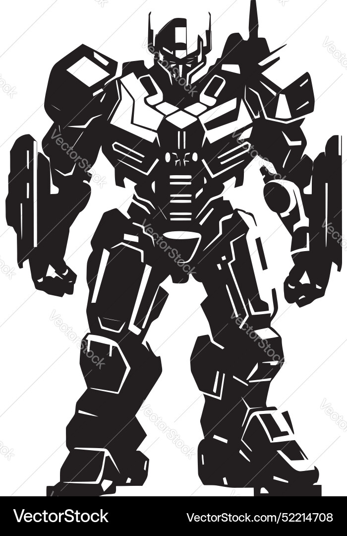 Aerial defender black combat machine design Vector Image