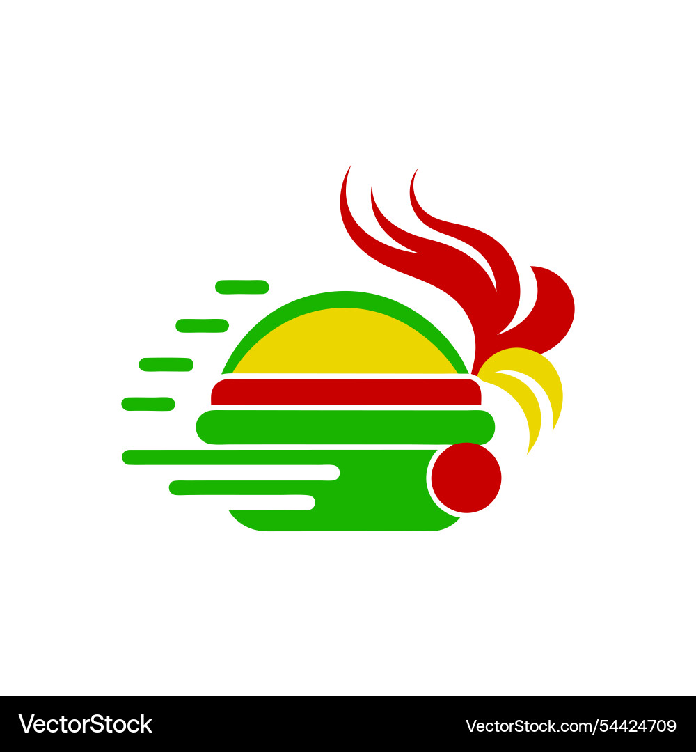 Minimalist design reflecting fast and reliable Vector Image