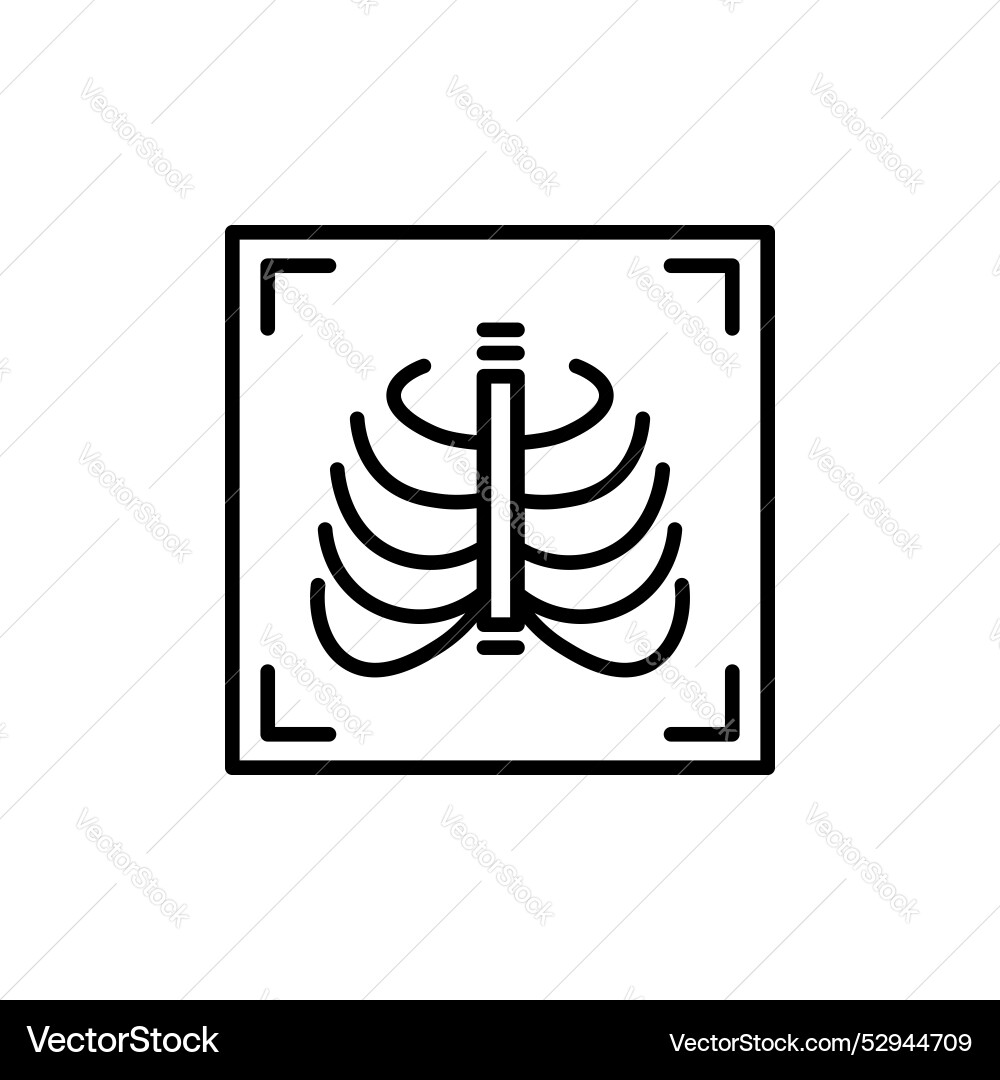 X ray icon Royalty Free Vector Image - VectorStock