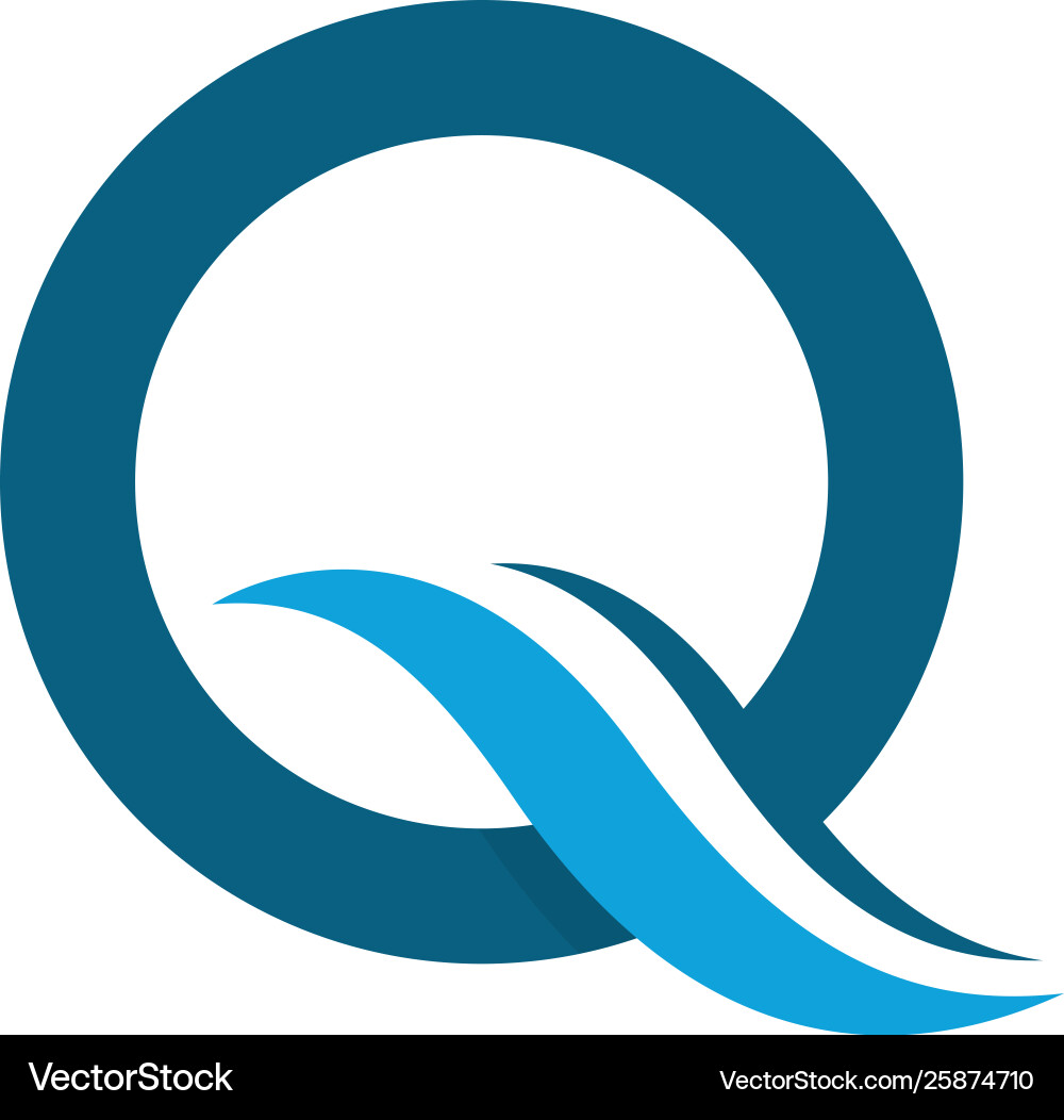 Q letter icon Royalty Free Vector Image - VectorStock