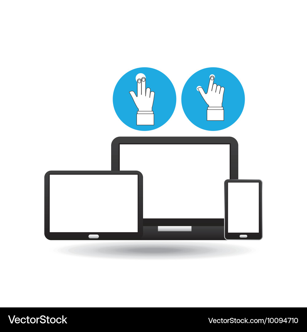 Technology device icon Royalty Free Vector Image