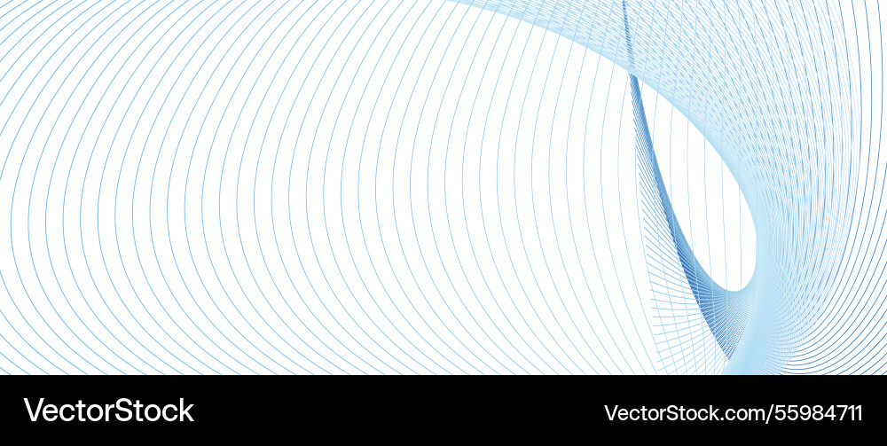 Blue banner cheque card template line art pattern Vector Image