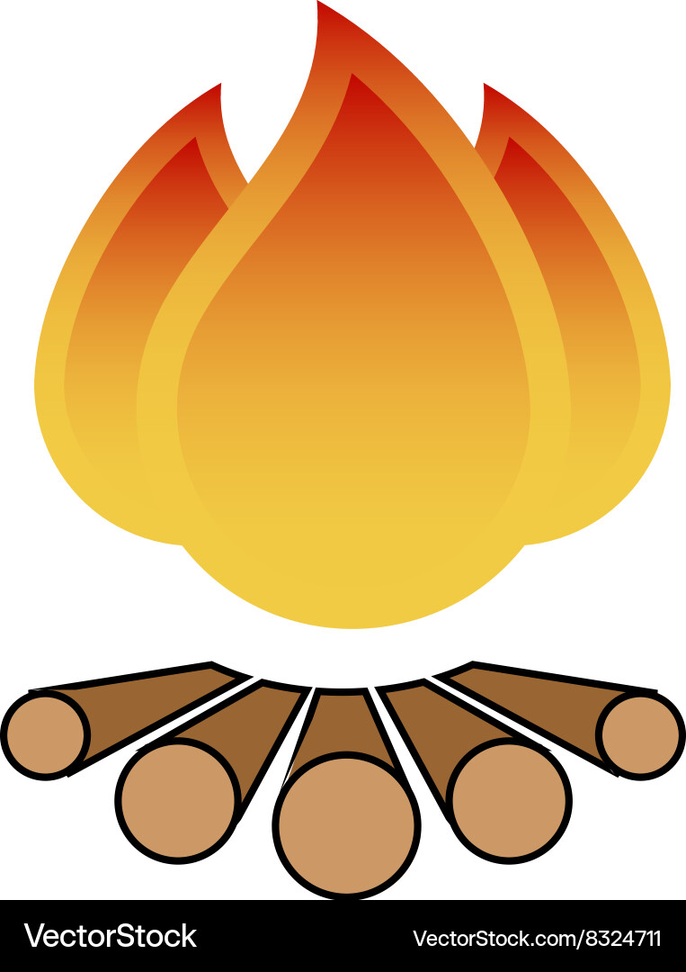 Fire-sign Royalty Free Vector Image - VectorStock