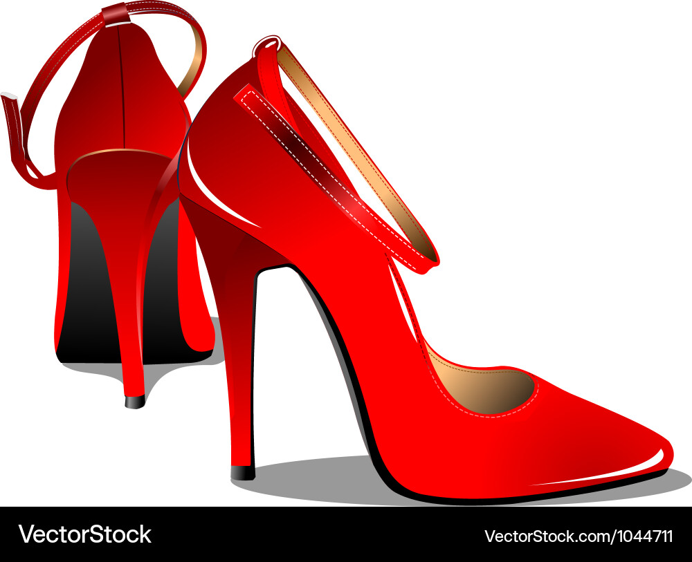 High heels Royalty Free Vector Image - VectorStock