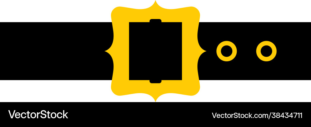Santa belt Royalty Free Vector Image - VectorStock