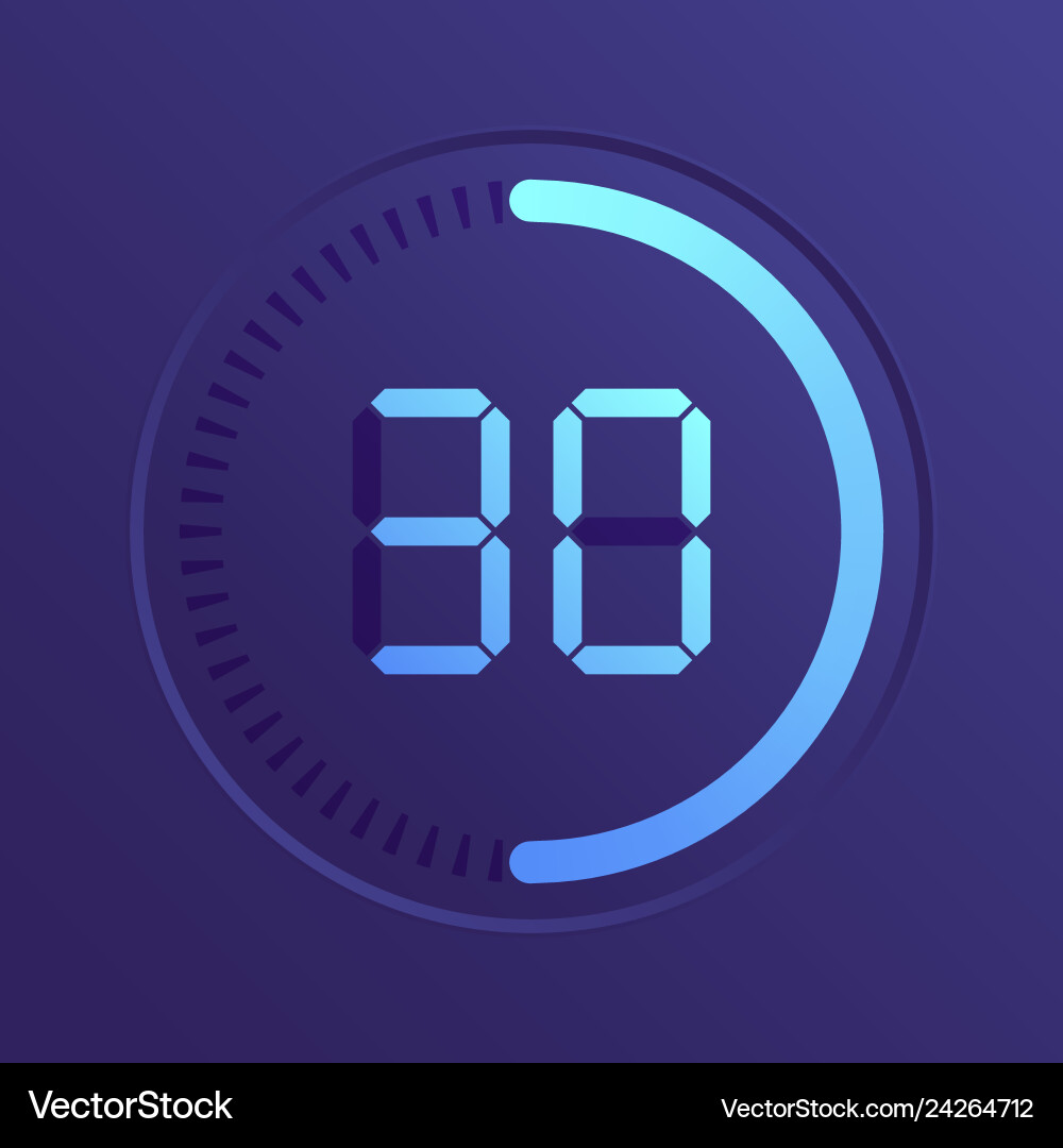 Clock and watch Royalty Free Vector Image - VectorStock
