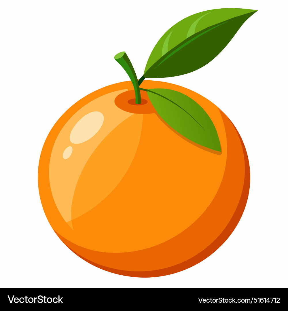 Minimalist orange Royalty Free Vector Image - VectorStock