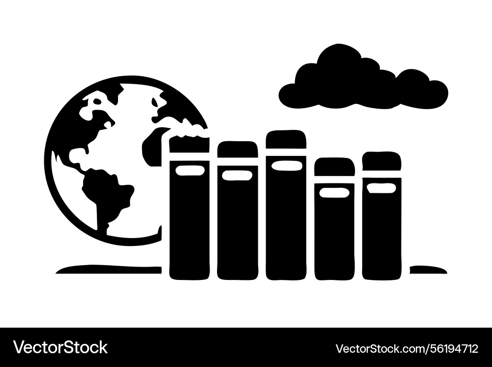 Simple and colorful world book day design Vector Image