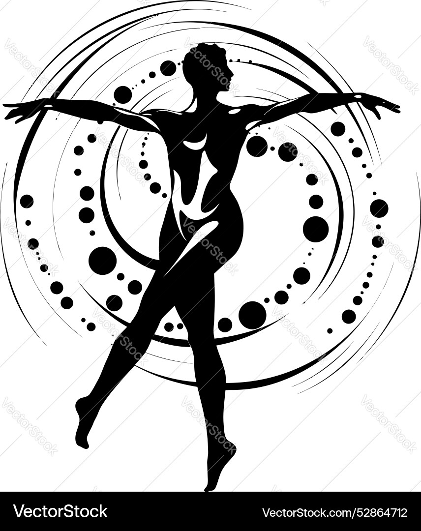 Transcendent twirl soul emblem ethereal evolution Vector Image