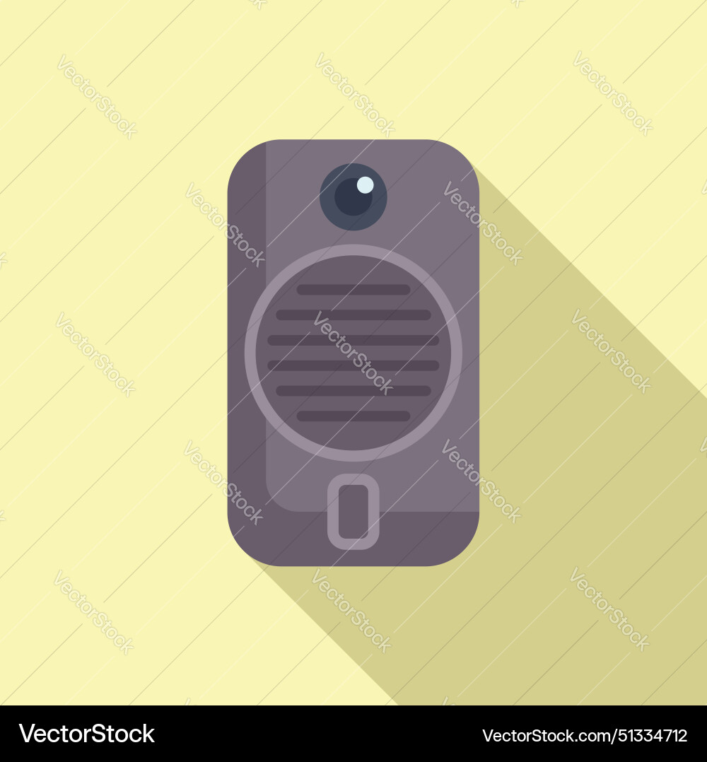 Vintage microphone icon on pastel background Vector Image