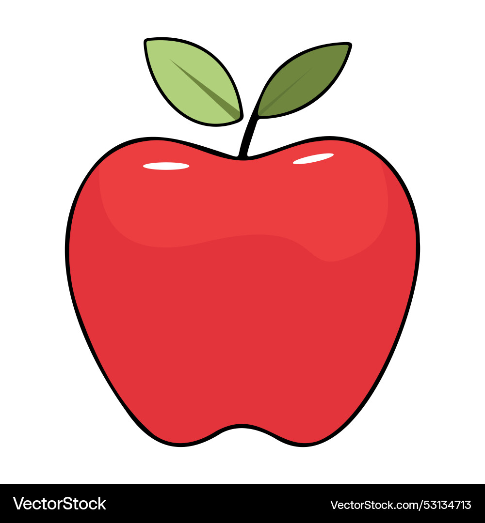 Apple Royalty Free Vector Image - VectorStock