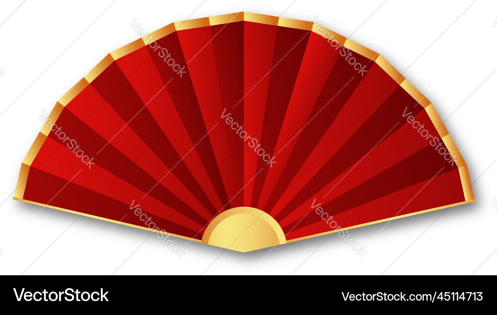 Chinese lunar new year fan Royalty Free Vector Image