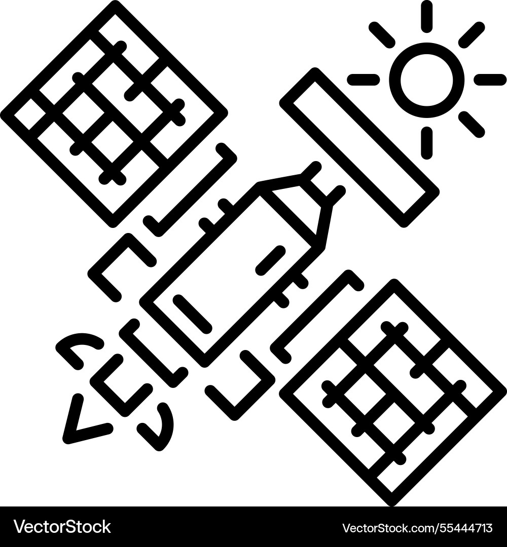 Satellite Royalty Free Vector Image - VectorStock