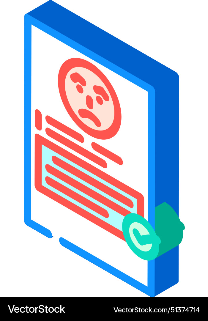 Complaint resolution business process isometric Vector Image