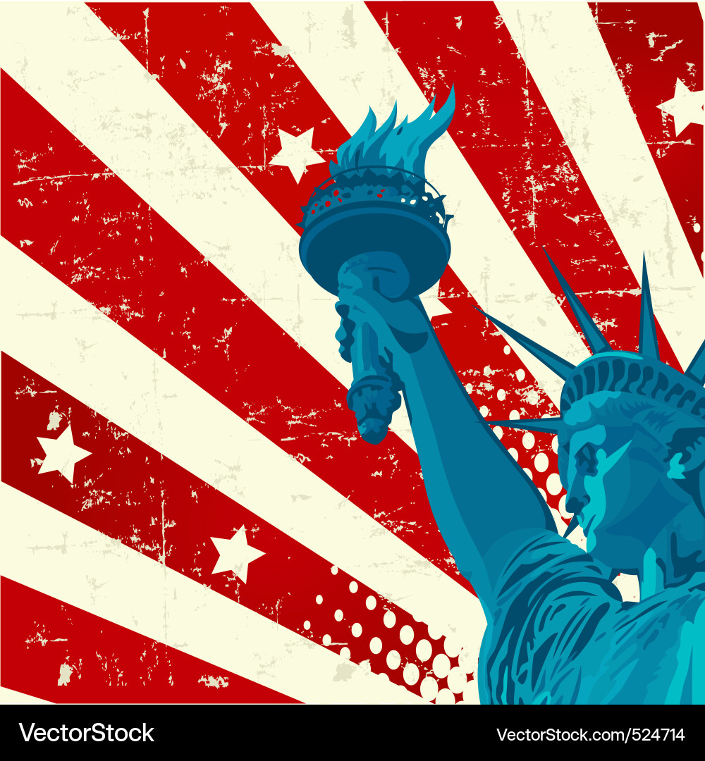 Statue of liberty Royalty Free Vector Image - VectorStock