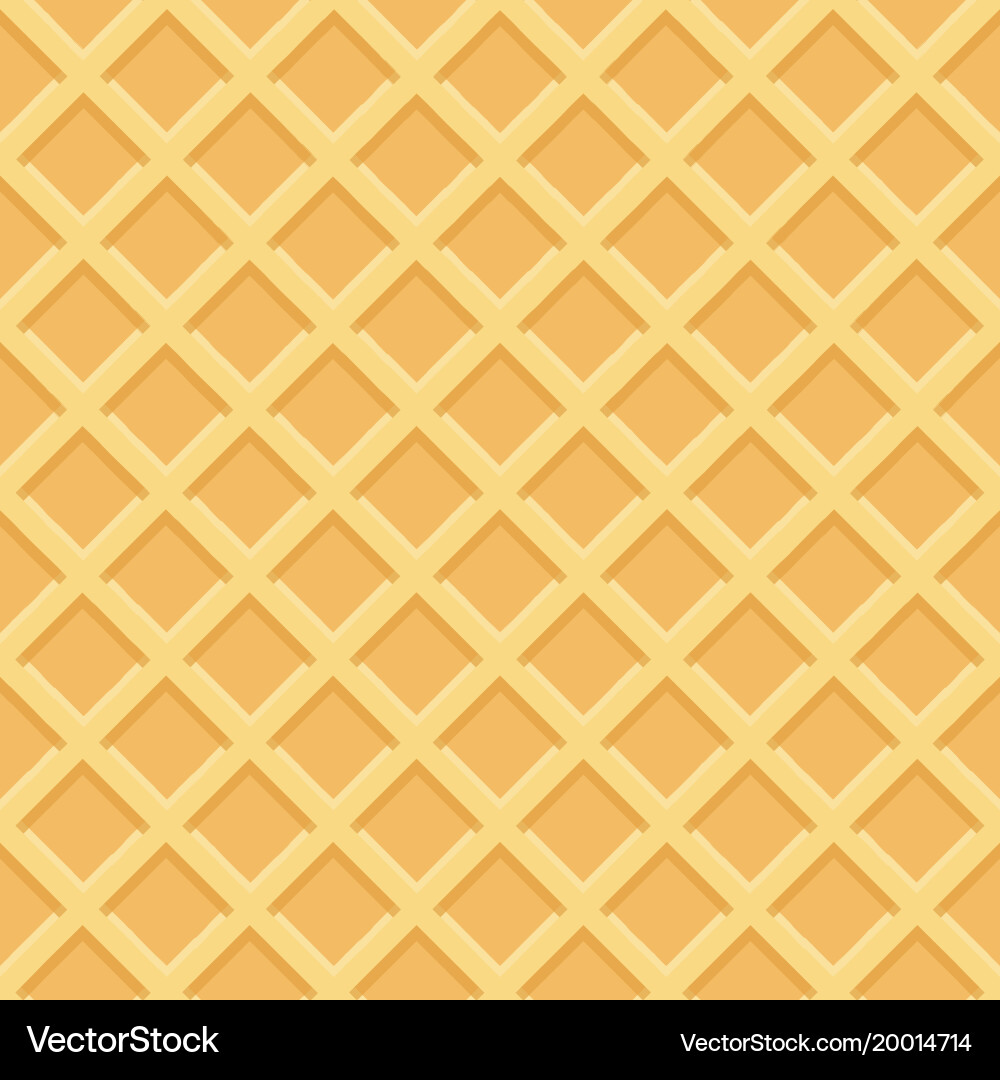 Waffle seamless pattern Royalty Free Vector Image