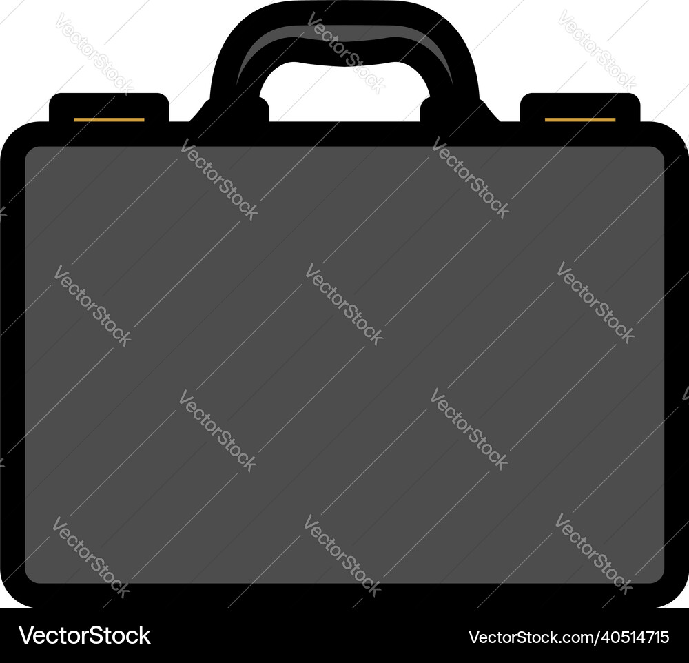 Business briefcase icon Royalty Free Vector Image