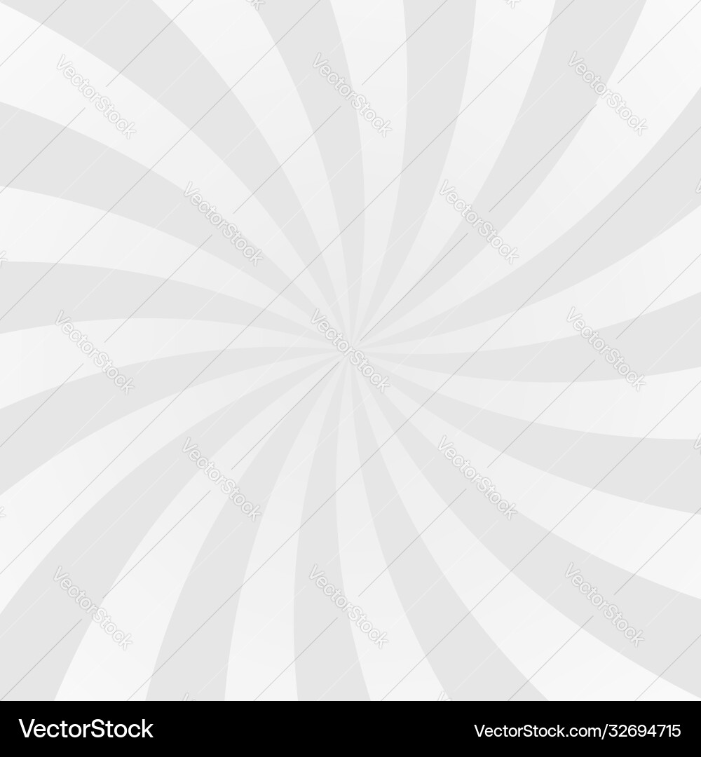 Sun rays background gray radiate beam burst Vector Image
