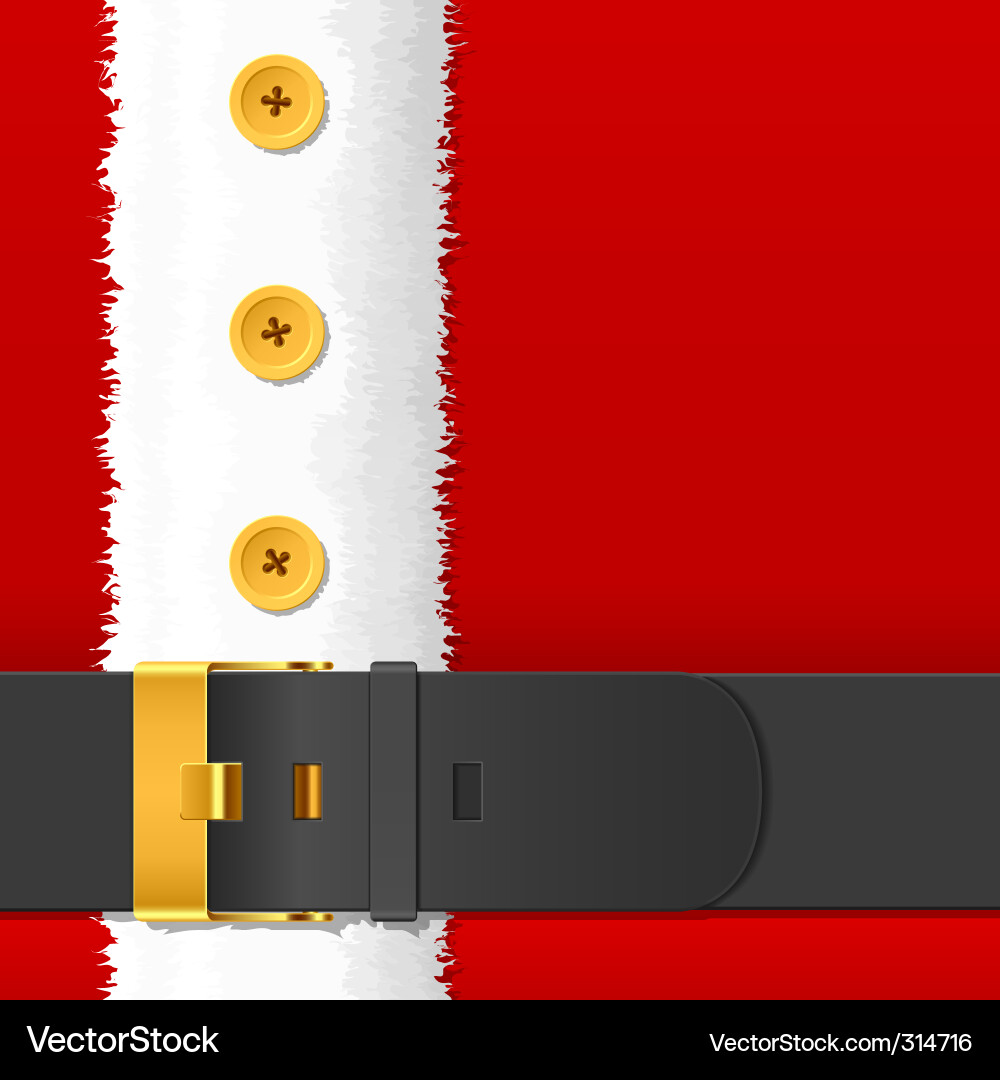 Santa claus costume Royalty Free Vector Image - VectorStock