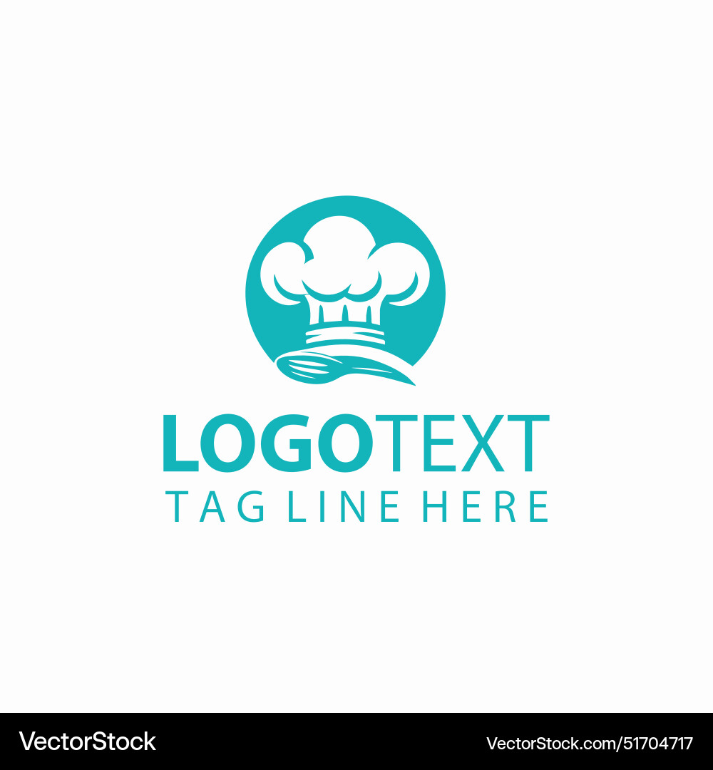 Chef kitchen logo Royalty Free Vector Image - VectorStock