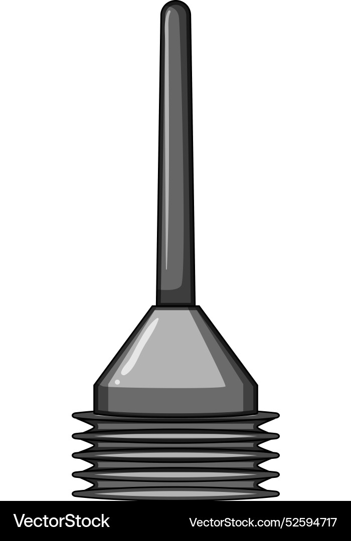 Drain plunger cartoon Royalty Free Vector Image