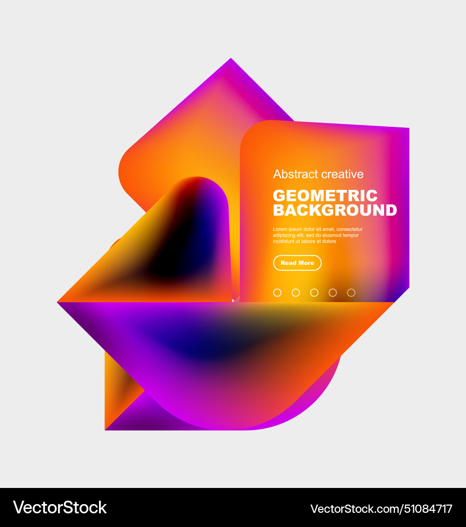 Geometric background in purple and orange gradient