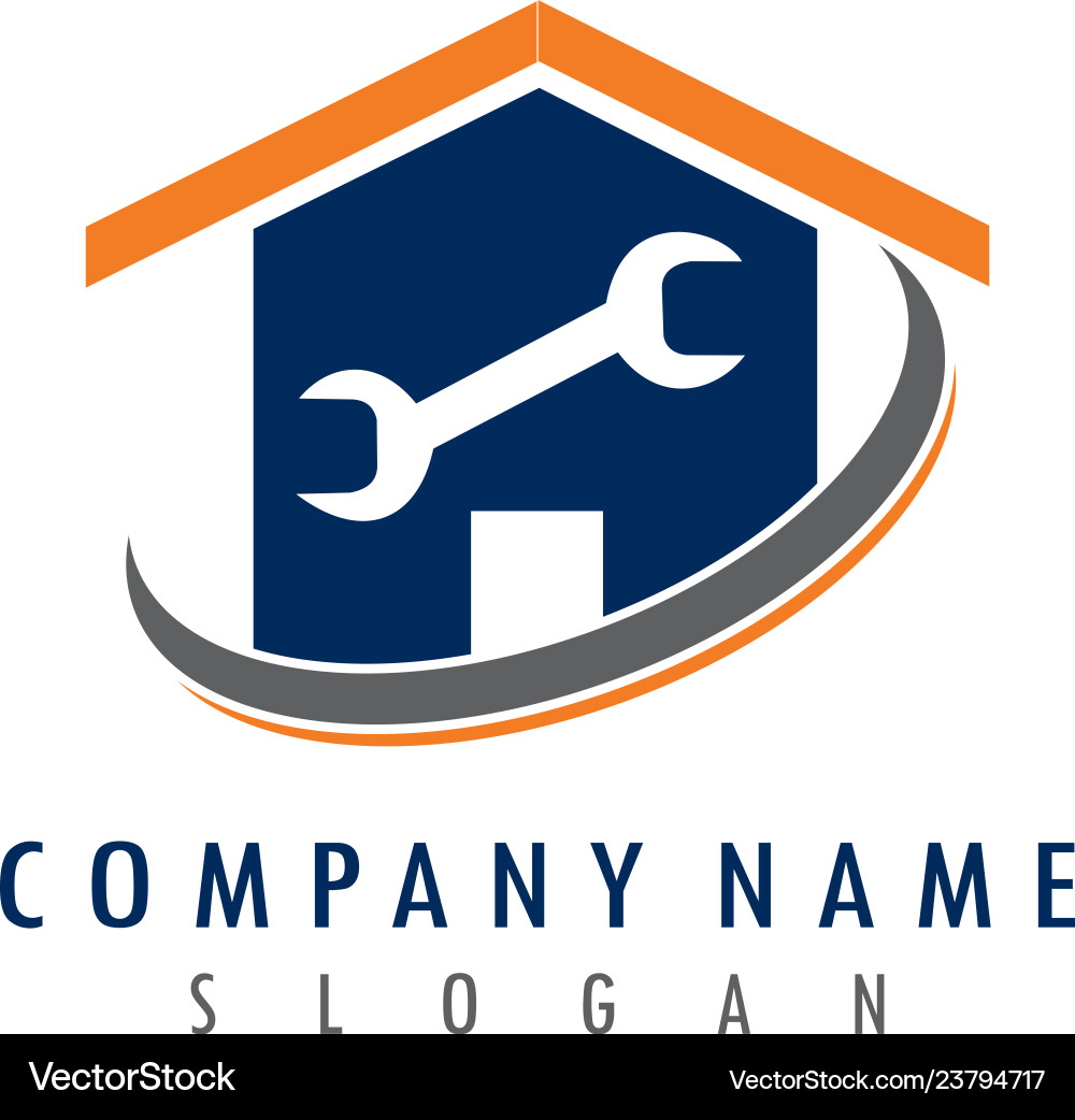 Home repair logo Royalty Free Vector Image - VectorStock
