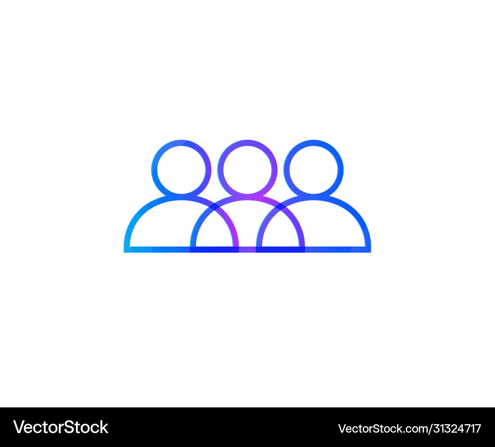 Recruiting & HR Staff Group Logo Royalty Free Vector