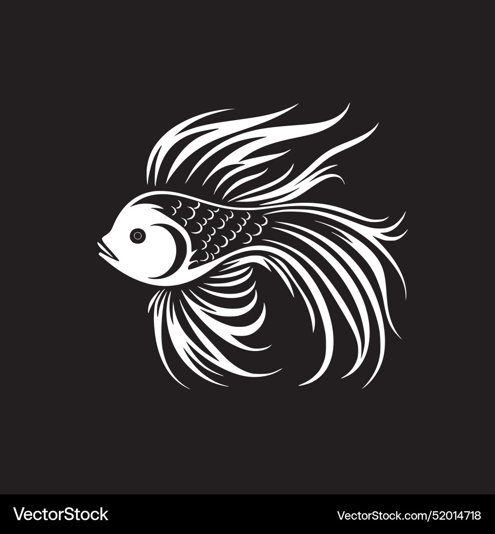 Fish - minimalist and simple silhouette Royalty Free Vector