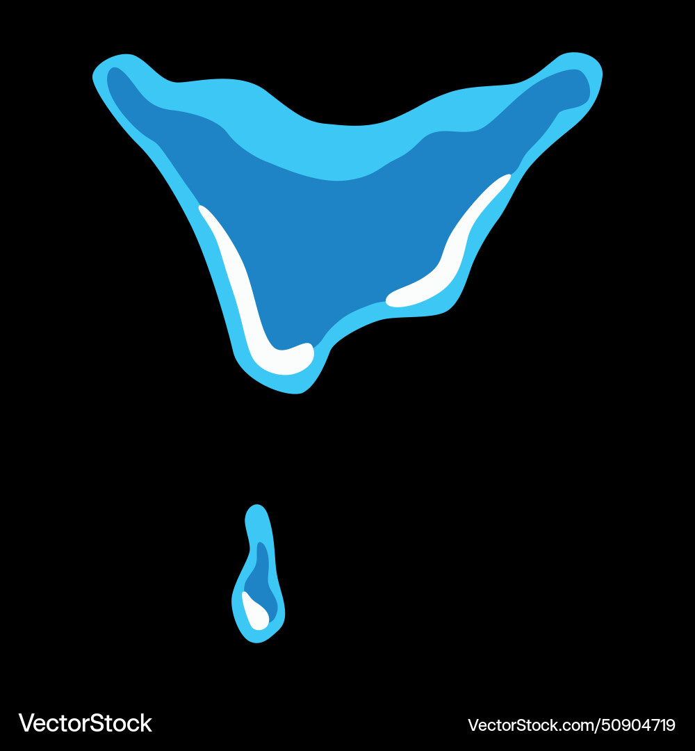 A sprite sheet water trap splash for game Vector Image