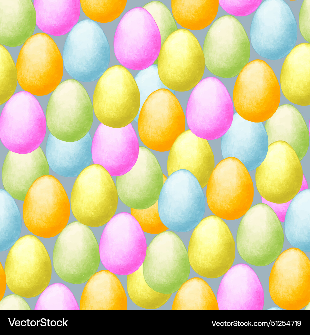 Easter eggs pattern Royalty Free Vector Image - VectorStock
