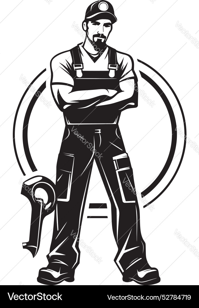 Labor legacy icon graphics tradesman tribute Vector Image
