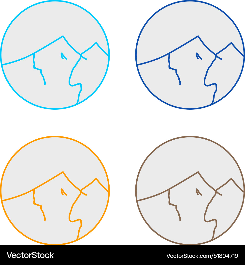 Mountains sign symbol logo Royalty Free Vector Image