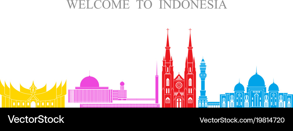 Indonesia Royalty Free Vector Image - VectorStock