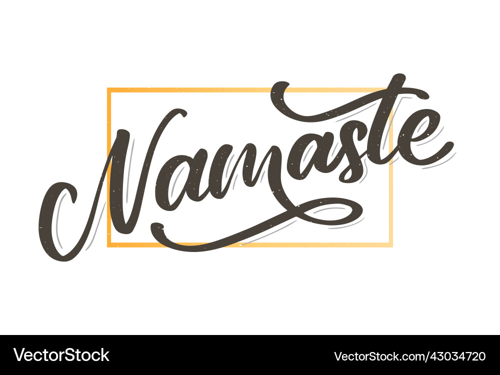 Lettering calligraphic poster with phrase Vector Image