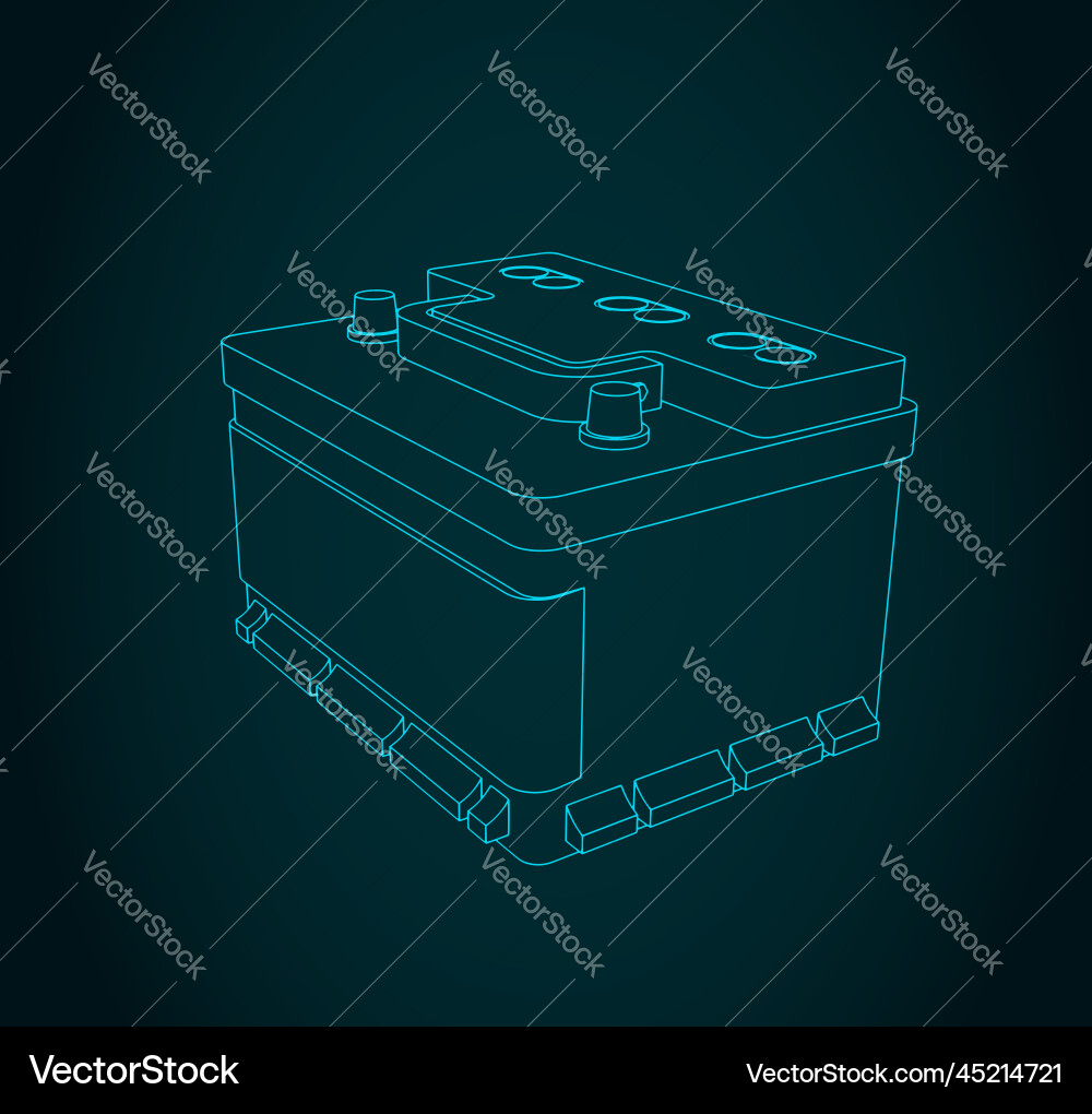 Car battery Royalty Free Vector Image - VectorStock