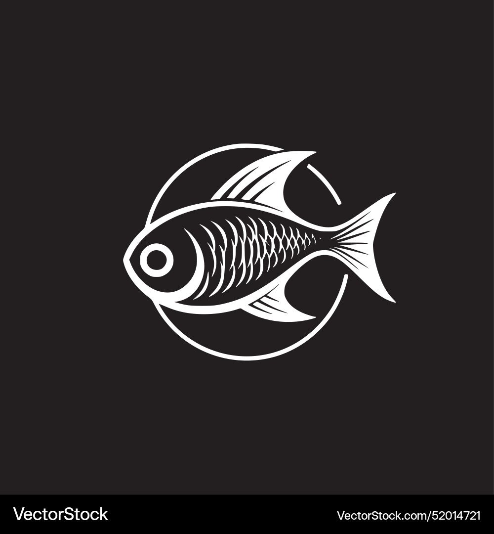 Fish - minimalist and simple silhouette Royalty Free Vector