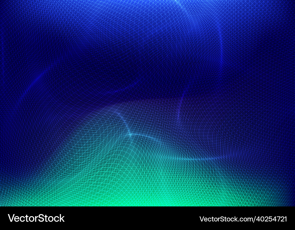 Futuristic Network Wave Royalty Free Vector Image