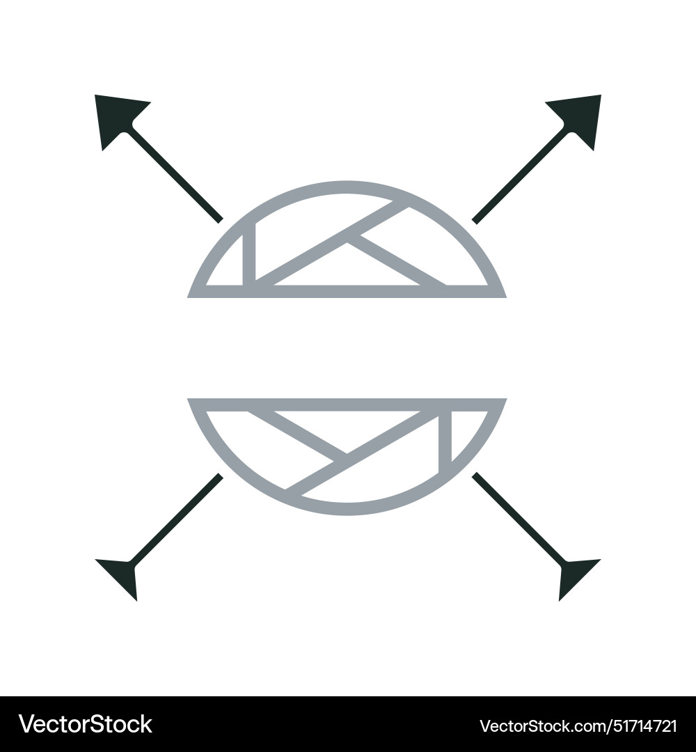 Letter mark logo Royalty Free Vector Image - VectorStock