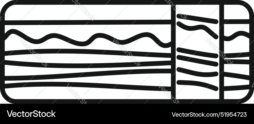 Seismograph recording earthquake wave showing Vector Image