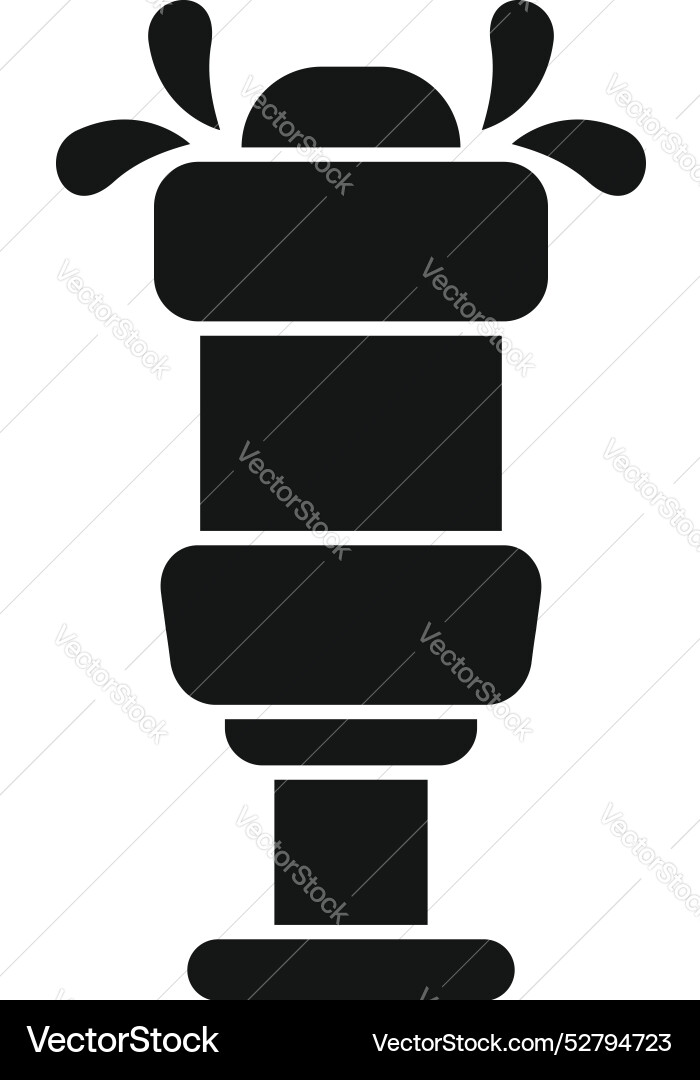 Water sprinkler spraying water for irrigation Vector Image