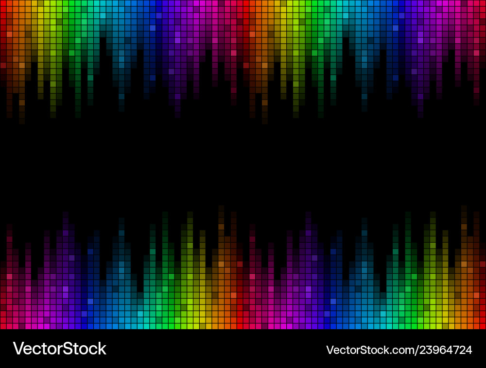 Chromatic Sound Spectrum Royalty Free Vector Image