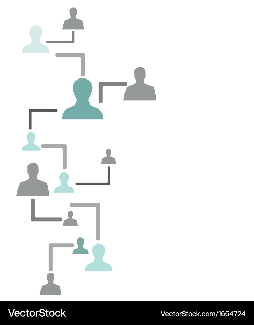 Human connection Royalty Free Vector Image - VectorStock