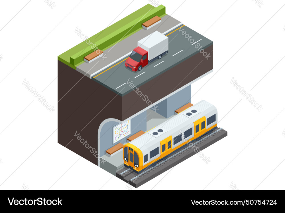 People passangers in subway commuting passengers Vector Image